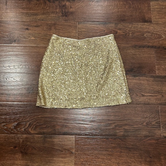 Skirts | Gold Sequin Mini Skirt Sequin Mini Skirt Nye New Years Eve Holiday Party | Poshmark